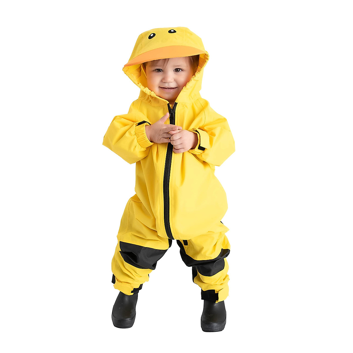Cuddle Club Toddler Rain Suit - 2T Toddler Rain Jacket Muddy Buddy Rain Suit - Toddler Rain Suit for Toddler Boys & Girls - Rain Suit One Piece Toddler Raincoat - Girls & Boys Toddler Rain Gear