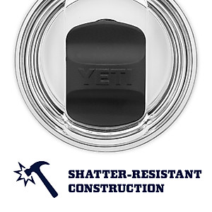 YETI Rambler 10 oz Tumbler, Stainless Steel, Vacuum Insulated with MagSlider Lid, Black