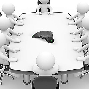 Video Conference Camera 3X Optical Zoom Full HD 1080p HD-SDI HDMI USB PTZ Conference Room Camera for Business Meetings and Conference Microphone Omnidirectional Spaeker