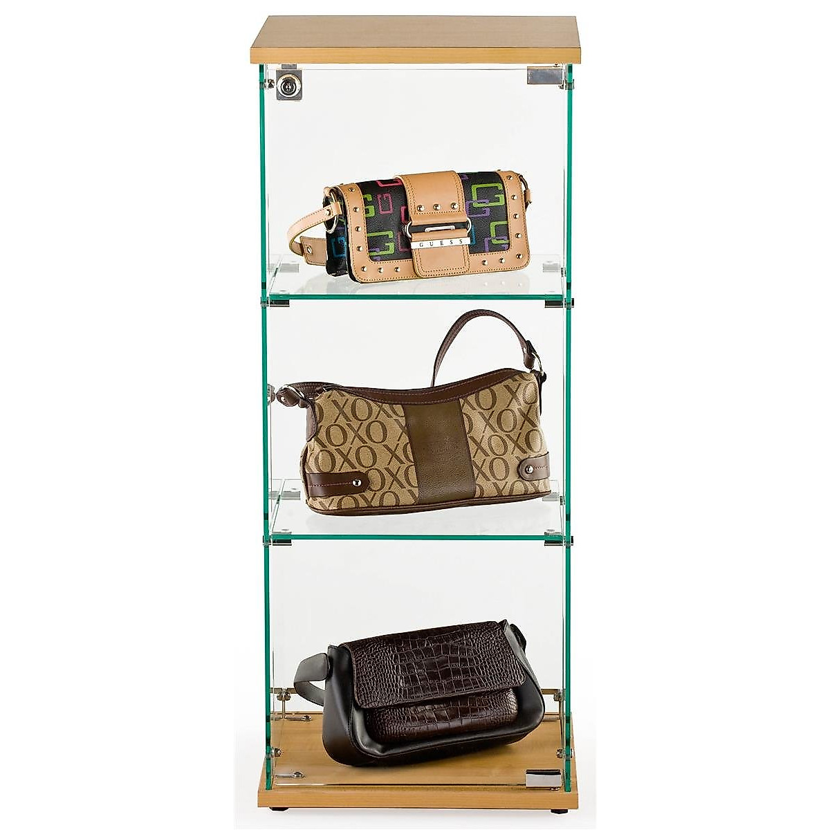 Displays2go CTRDSNTDV2 Countertop Mounted Glass Showcase