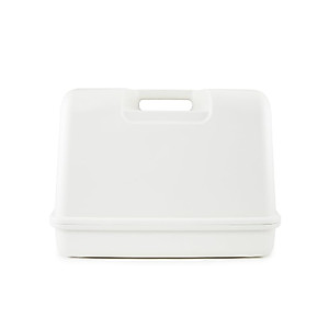 SINGER | Universal Hard Carrying Case, White, Impact Resistant Plastic, Fits Most Free-Arm Portable Sewing Machines - Sewing Made Easy