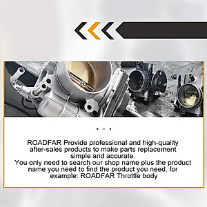 ROADFAR 3.0l Electric Throttle Body- Fit for Ford 500 Freestyle for Mercury Montego 2005 2006 2007 S20025(No Water Hose)