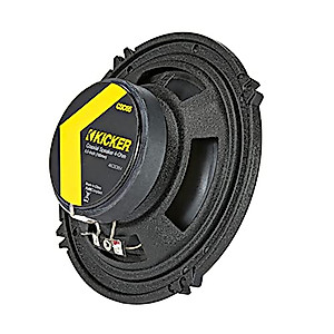 KICKER CSC65 CS Series 6.5 Inch 300 Watt 4 Ohm 2-Way Car Audio Coaxial Speakers System with Polypropylene Cone, PEI Tweeters & EVC Technology, Pair (Renewed)