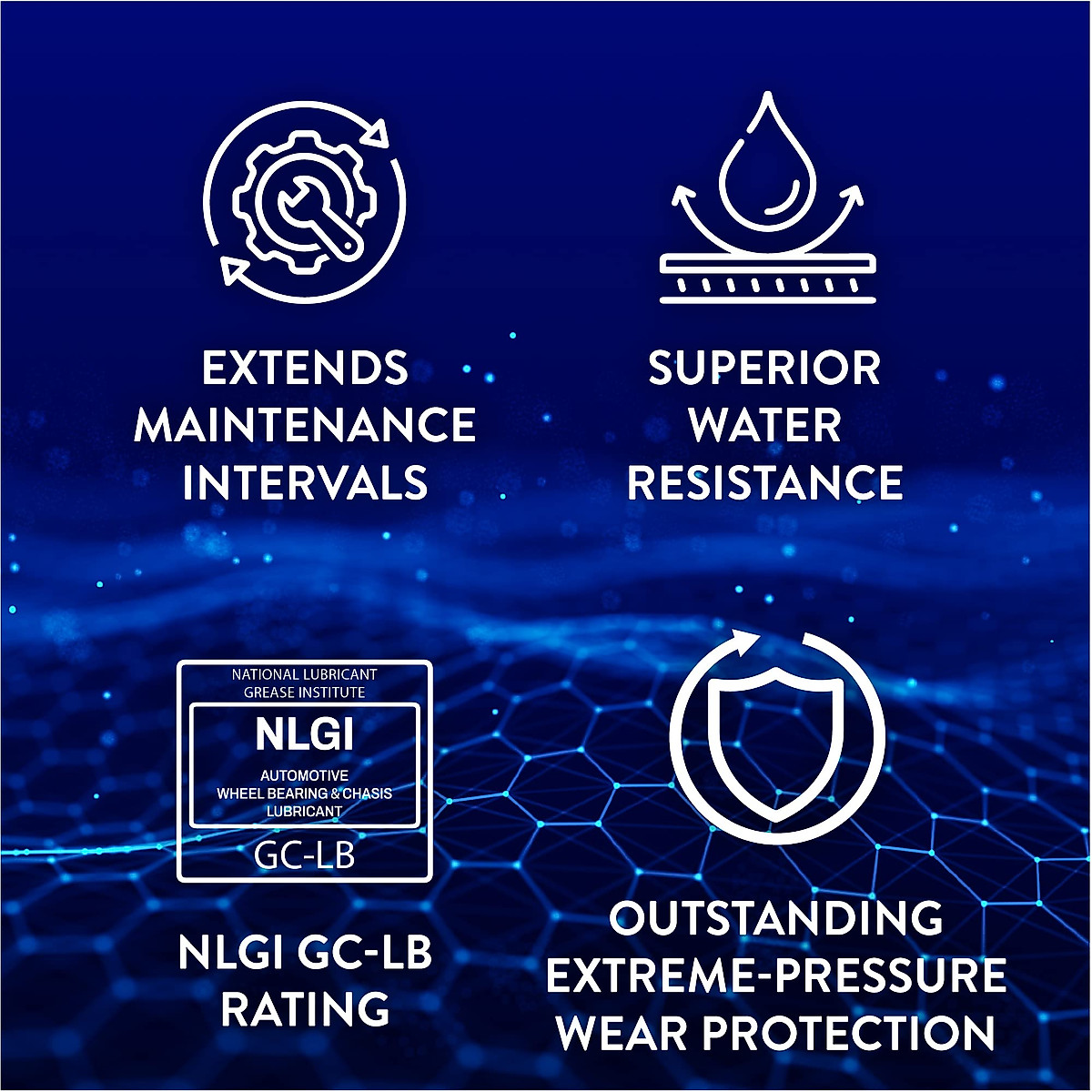 AtomLube Ultra Heavy Duty Red Grease, 10-Pack of 14 Oz. | Waterproof Lubricant & High Temp Grease for Metal Surfaces | Wheel Bearing Grease for Semi Truck Accessories