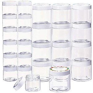 SGHUO 24 Pack Empty Slime Containers