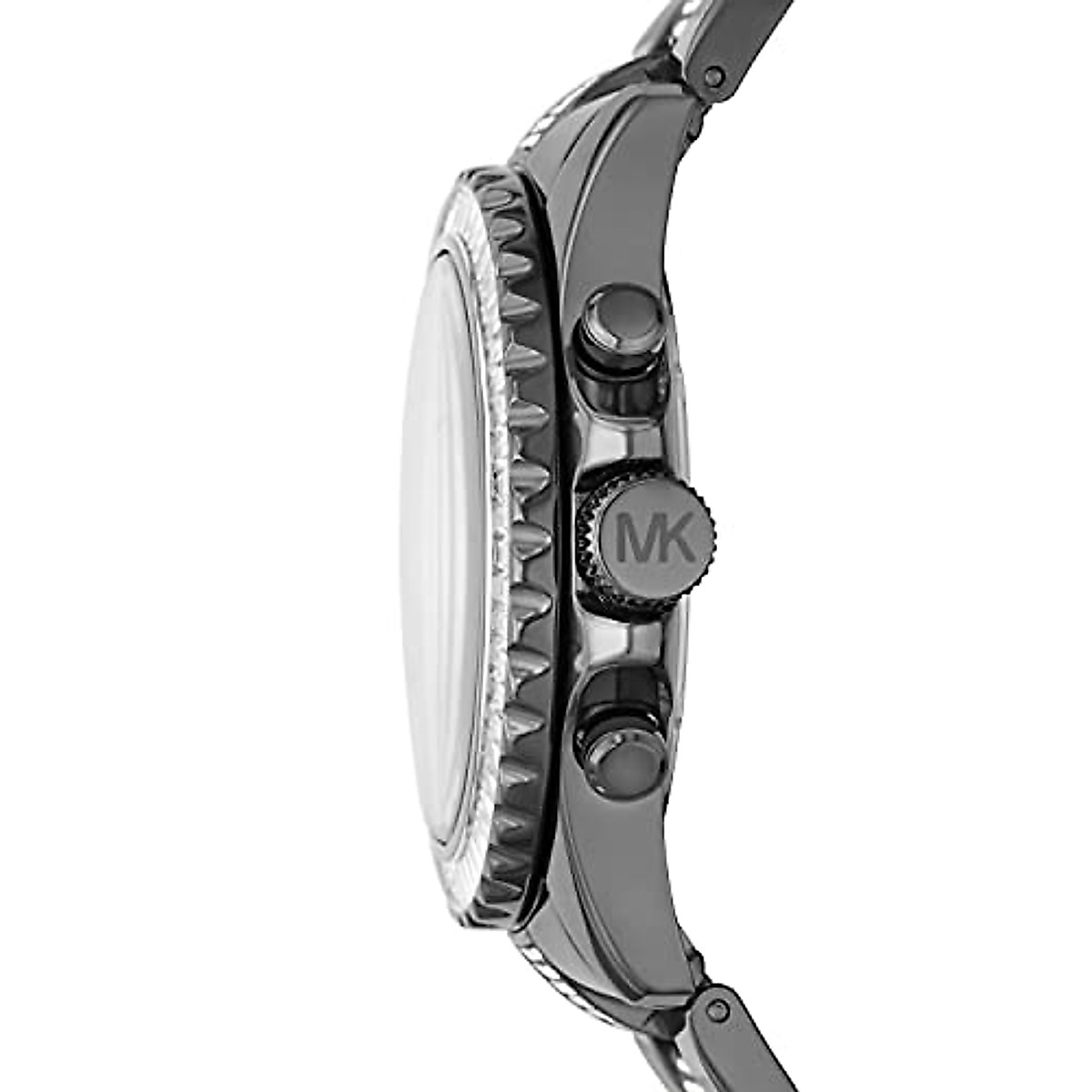 Michael Kors Women's Everest Quartz Watch with Stainless Steel Strap, Gunmetal, 22 (Model: MK6974)