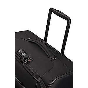 Samsonite Airea Luggage- Suitcase, Spinner M Expandable (67 cm - 81.5 L), Black (Black)