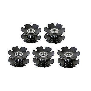 WIROJ BlueSunshine 5 Pcs Cycling Mountain Road Bike Bicycle Headset Star Nut for Fork 1-1/8" (28.6mm)