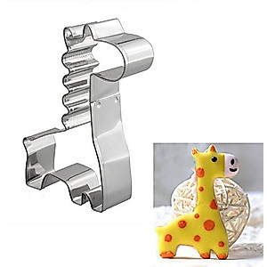 WOBATOY Giraffe Mother and Baby Biscuit Cookie Cutters - Stainless Steel