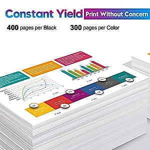 ONLYU Compatible Replacement for Canon Ink Cartridges 245 246 XL PG 245 CL 246 245XL 246XL for PIXMA MX490 MX492 TR4500 TR4520 MG2522 MG2922 MG2520 MG2920 TS3100 TS3122 TS3300 Printer (Black Color)