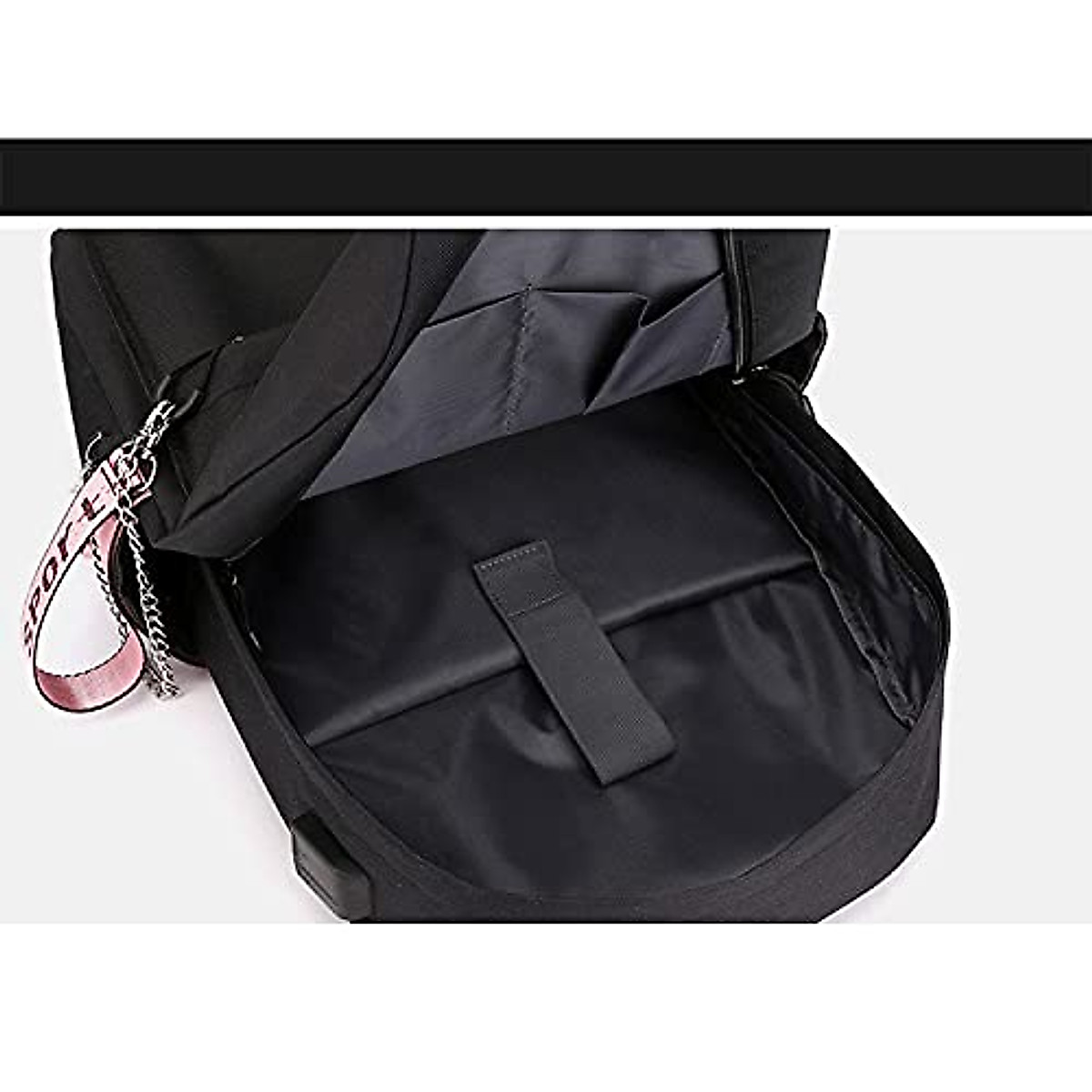 COSABZ Anime Hu Tao School Bag Back to School Backpack Cosplay Kawaii Ribbon Shoulder Bag Satchels