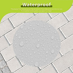 BIVODA Outdoor Adirondack Side Table, HDPE Small Round End Table,Weather Resistant End Table for Patio, Backyard, Pool, Indoor Companion, Beach, Easy Maintenance