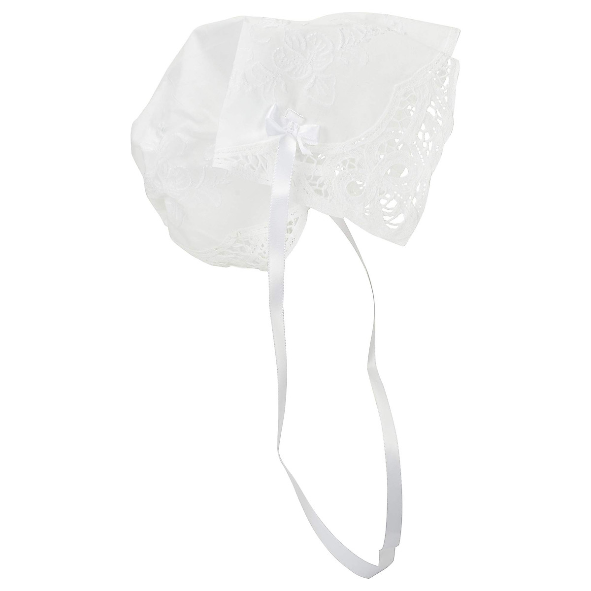 Battenburg Baby Linen Keepsake Bonnet - Made in USA