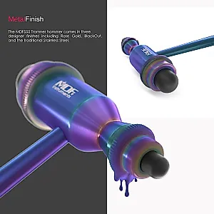 MDF Instruments, Tromner Neurological Reflex Hammer with Pointed Tip Handle for Cutaneous and Superficial Responses - Free-Parts-for-Life (MDF555KL11) (Kaleidoscope - Rainbow)