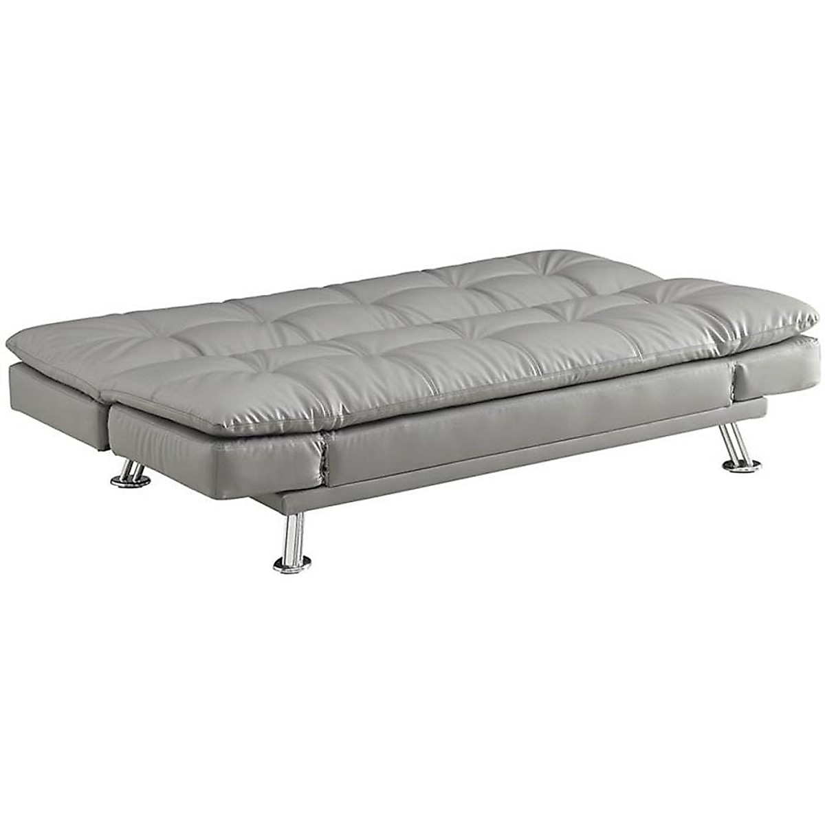 Coaster Home Furnishings Dilleston Tufted Back Upholstered Sofa Bed Grey
