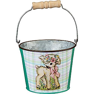 Primitives by Kathy Happy Easter Decorative Bucket Set