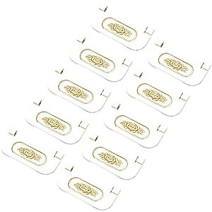 LMZJLU Simple Modern Invisible Cabinet Handle with Rose Pattern Cupboard Pulls Drawer Handles Office Furniture Hardware Concealed Handle- 10pcs