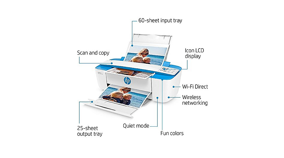 HP DeskJet 3755 Wireless All-in-One Printer