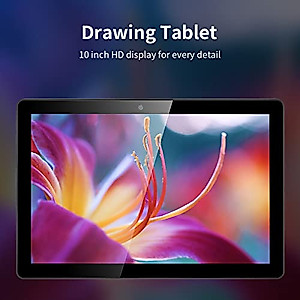 Standalone Drawing Tablet, 10 Inch Drawing Tablet with Screen No Computer Needed, Android 12 Pen Display 4GB/64GB