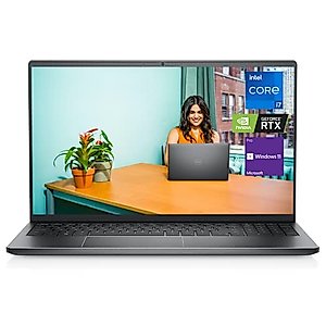 Dell Vostro 7510 Business Laptop, 15.6" FHD Display, Intel Core i7-11800H, GeForce RTX 3050, 64GB RAM, 1TB SSD, Webcam, HDMI, SD Card Reader, Backlit KB, FP Reader, Wi-Fi 6, Windows 11 Pro