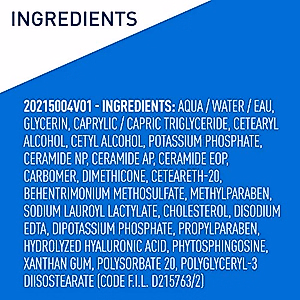 CeraVe Daily Moisturizing Lotion for Dry Skin | Body Lotion & Facial Moisturizer with Hyaluronic Acid and Ceramides | 12 Fl Ounce