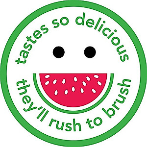 Hello Natural Watermelon Flavor Kids Fluoride Free Toothpaste and Mouthwash, Vegan, Alcohol Free, SLS Free, Gluten Free, 4.2 Ounce Toothpaste Tubes (Pack of 2), 16 Fl Oz Mouthwash Bottle