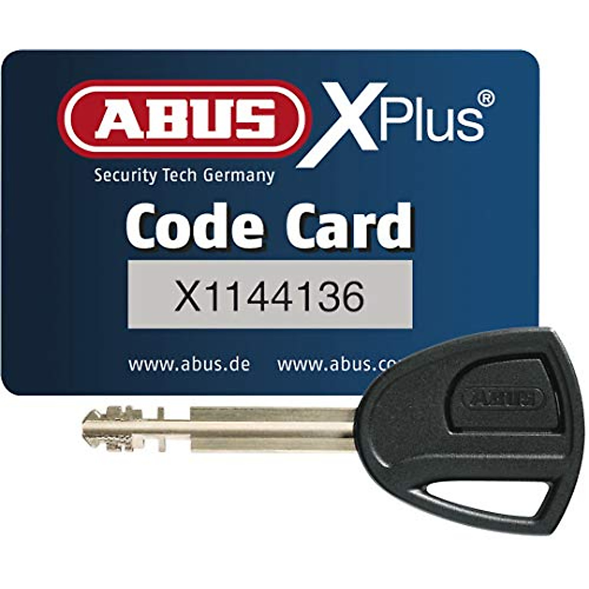 ABUS U-Lock Granit XPlus 540, Bike Lock with XPlus Cylinder, High Protection Against Theft, ABUS Security Level 15, Black/Grey