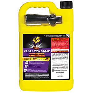 Black Flag Flea & Tick Killer Home Treatment with Growth Regulator Spray, 1 gallon