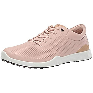 ECCO Women's S-Lite Golf Shoe, Rose Dust Yak Leather, 11-11.5