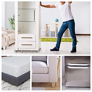 Heavy Furniture Movers,Mover Dolly Set,Max Up Load Weight 880Lbs/400KG, 3 Lockable Wheels Moving Dolly with Casters,for Safe and Easy Moving of Couches Sofas Refrigerators,Table+More (Black)