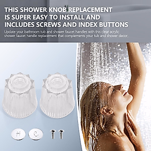 OasisFlow Shower Faucet Handle Replacement Compatible with 88262 Price Pfister（2pac）