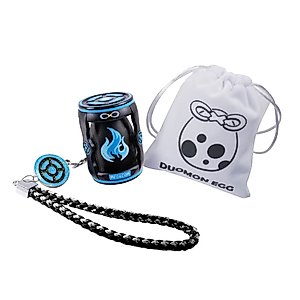 megacom DuoMon Egg for 2 Accounts Compatible for Pokemon Go Plus - One Touch Reconnection, Auto Catch, Spin, Speedy Upgrade to Earn Candy, XP & Stardust, Keep Connecting in The Background (Black)