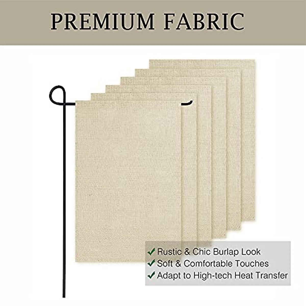 Artofy Home Sweet Home Summer Gnome Decorative Garden Flag, House Yard Gardenia Flower Cart Outside Decor, Spring Farmhouse Outdoor Small Burlap Decoration Double Sided 12x18