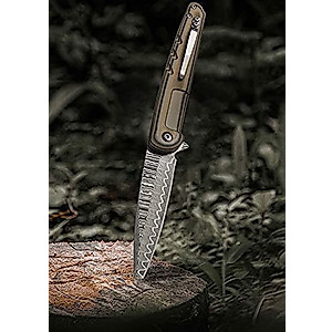 KIASLORE Fixed Blade Knives Survival Straight Blade Outdoor Survival Camping Tactical karambit Knife Damascus Folding Prototype Hunting Knives