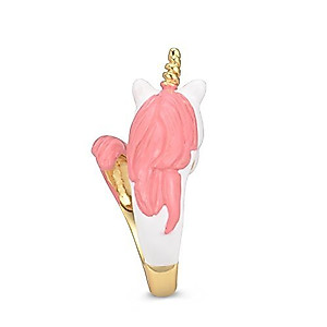 Exquisite 18K Gold Plated Hand Painted Unicorn Ring With Gift Box