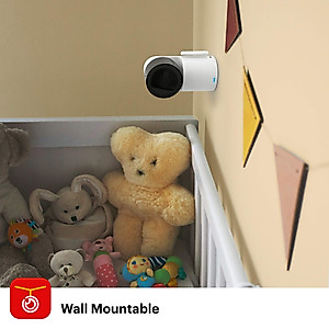 KODAK Cherish C225 Video Baby Monitor - Tilt/Pan/Zoom Camera, 2.8" HD Screen, Hi-res Camera, Remote Zoom, Two-Way Audio, Night-Vision, Long Range, WiFi, Mobile App