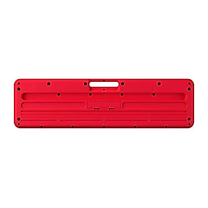 Casio Casiotone CT-S200 61-Key Portable Digital Keyboard - Red Bundle with Adjustable Stand, Bench, Headphone, Sustain Pedal, Instructional Book, Austin Bazaar Instructional DVD, and Polishing Cloth