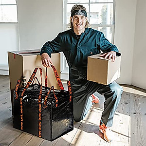 Move Sack® All-Purpose Moving Bag - Transport, Storage, Packing, Travel, College, Laundry - Moving Boxes - Garment Bags - Moving Organizer Essentials - Holder Tote Bag with Zipper