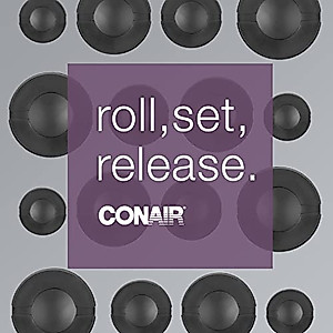 INFINITIPRO By Conair Instant Heat Ceramic Flocked Rollers, Multi-Size, 20 Count
