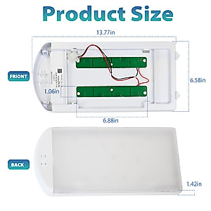 W11527432 W11387579 W11333374 Whirlpool Amana Compatible with Refrigerator Light Assy Module Brand W11042554 W11101384 Replacement