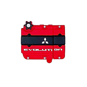 JDMTuning Evolution ‎4G63 Apple Airpods Engine Silicone Case Cover for Protection Fits 1st Gen and 2nd Gen Wireless Charging