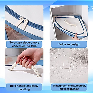 YLSZHY 2pcs Foldable Triangular Corner Storage Bin, Oxford Cloth Fan Shaped Clothes Storage Box with Handle DoubleZipper, Multifunctional Organizer for Home Bedroom(S dark grey)