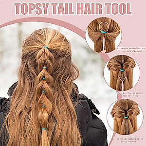 2400 Pcs Rubber Bands for Hair, 32 Colors Small Rubber Bands Elastic Hair Ties with Hair Styling Tools for Baby Toddler Girl Back to School Hair Accessories Gift