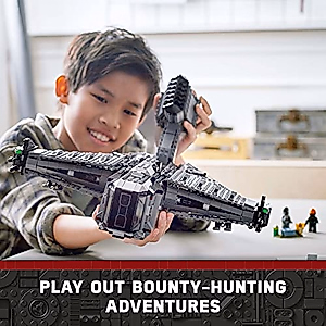 LEGO Star Wars The Justifier 75323, Buildable Toy Starship with Cad Bane Minifigure and Todo 360 Droid Figure, The Bad Batch Set, Gifts for Kids, Boys & Girls