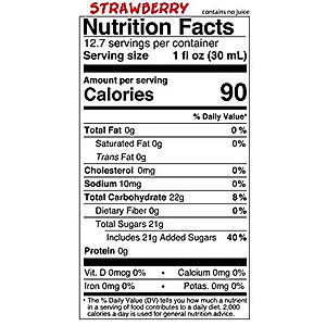 12.7oz Snow Cone Syrups (6 Pack W/Cups/Straws)