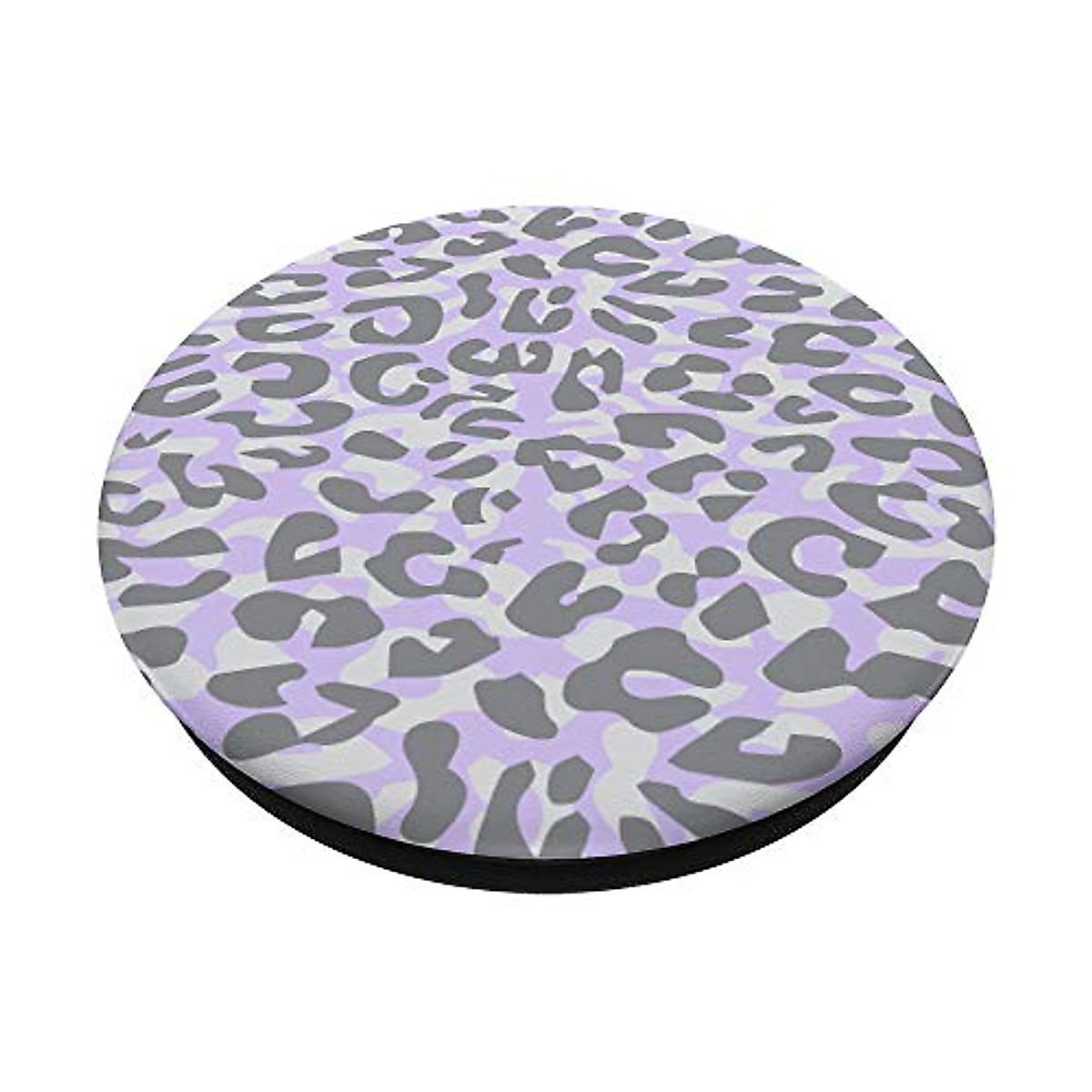 Purple Lilac Leopard Cheetah Animal Print PopSockets Swappable PopGrip