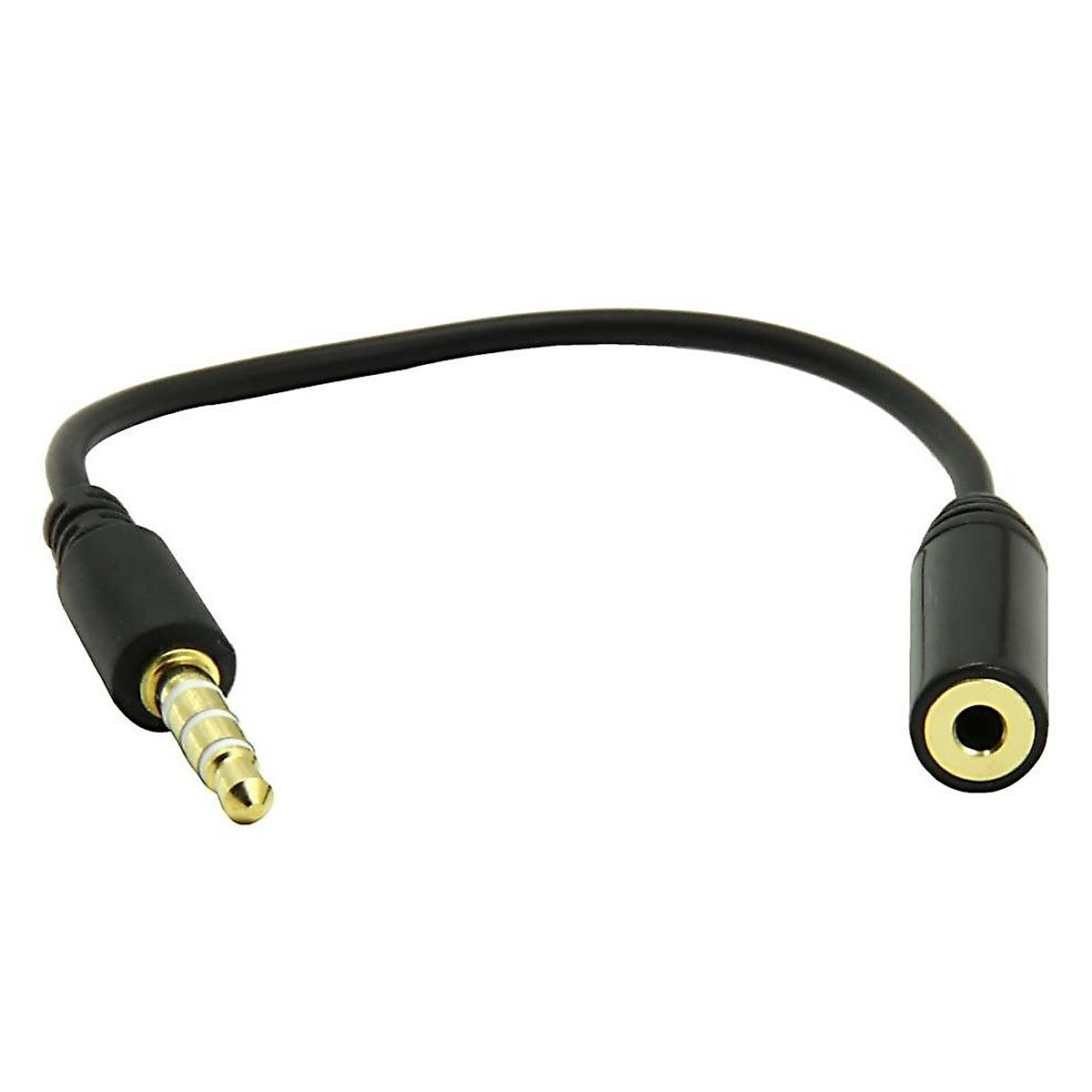 3.5mm Male to 2.5mm Female Stereo 4 Pole Headphone Jack AUX Audio Adapter Cable Cord