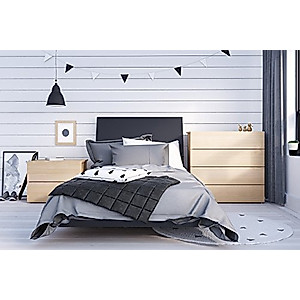 Nexera 4-Drawer Chest, Natural Maple