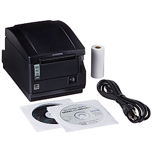 Citizen America CT-S651S3ETUBKP CT-S651 Series POS Thermal Printer with PNE Sensor, Front Exit, Ethernet Connection, Black