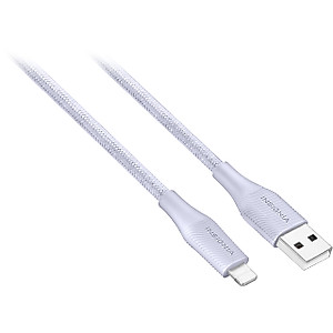 Insignia - 10' Lightning to USB Charge-and-Sync Cable - Purple